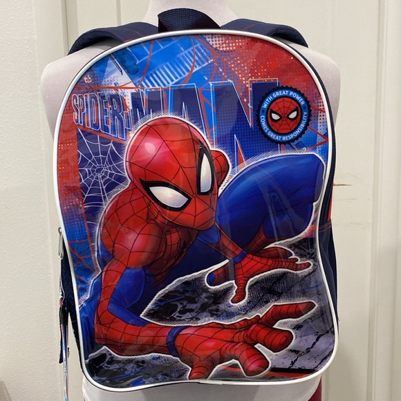 Marvel | Accessories | Nwt Marvel Avengers Spiderman Graphic Backpack ...